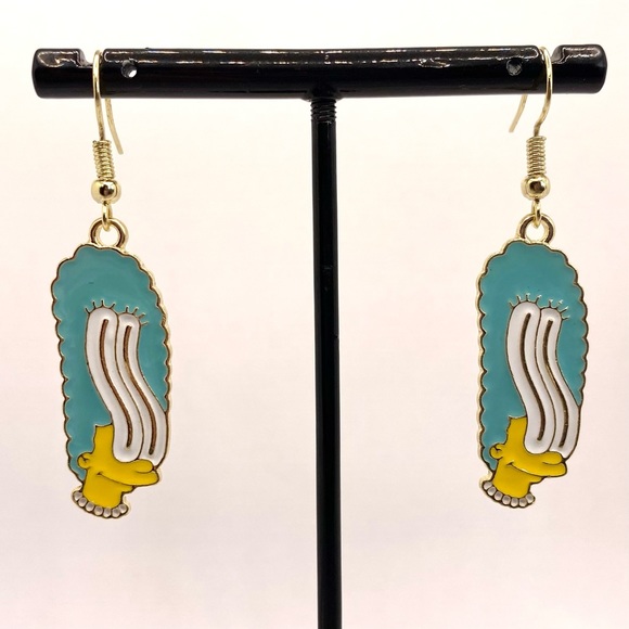 Jewelry | Trippy The Simpsons Marge Simpson Earrings | Poshmark